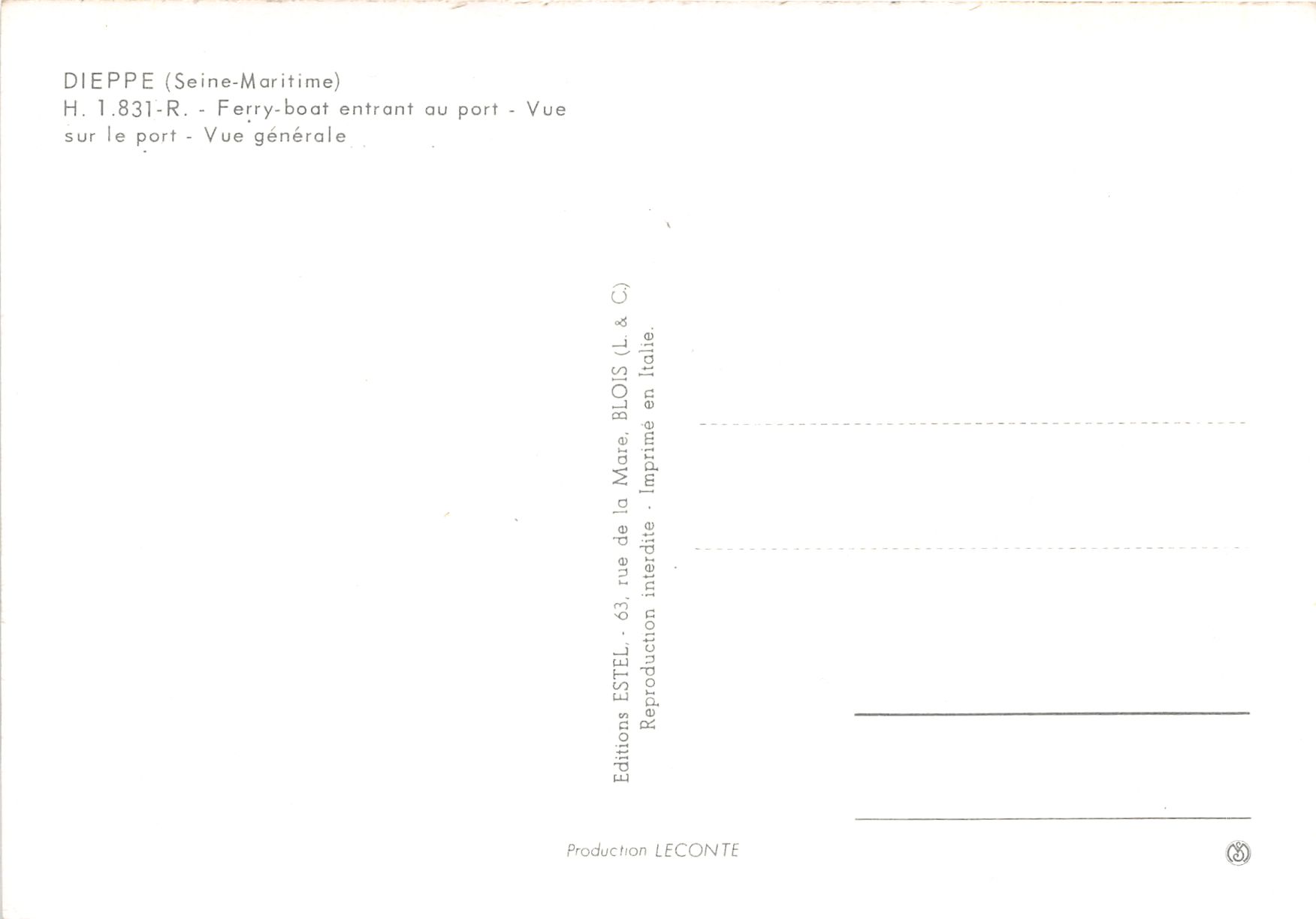 76-DIEPPE-N 1028-D/0311 | eBay