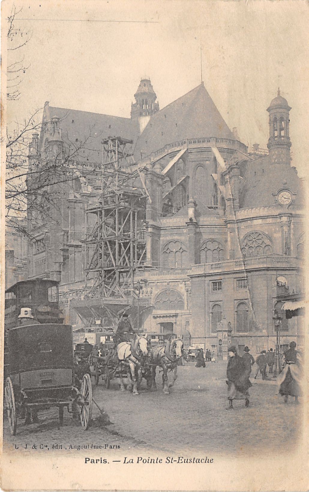 75-PARIS-LA POINTE SAINT Eustache-N T293-A/0141 EUR 6,90 - PicClick FR