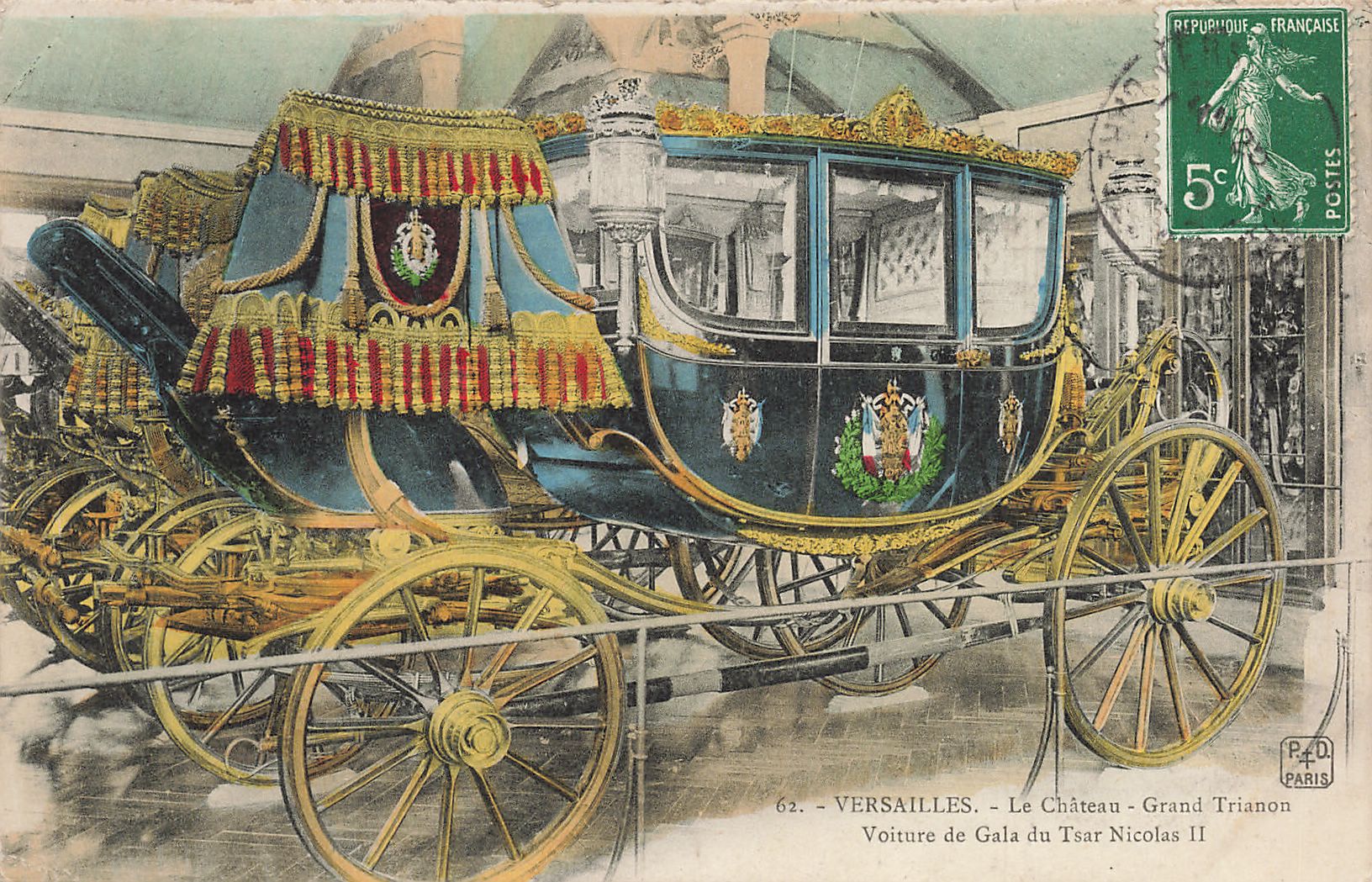 78-VERSAILLES LE CHATEAU Voiture De Gala Du Tsar Nicolas Ii-N T5263-E ...