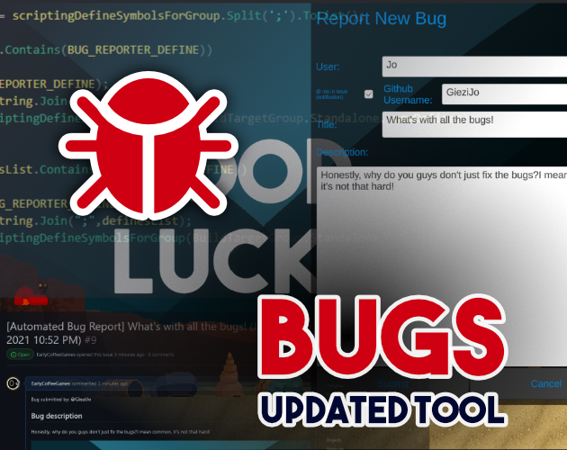 Early Coffee Games - Blog: Updating the bug reporting tool