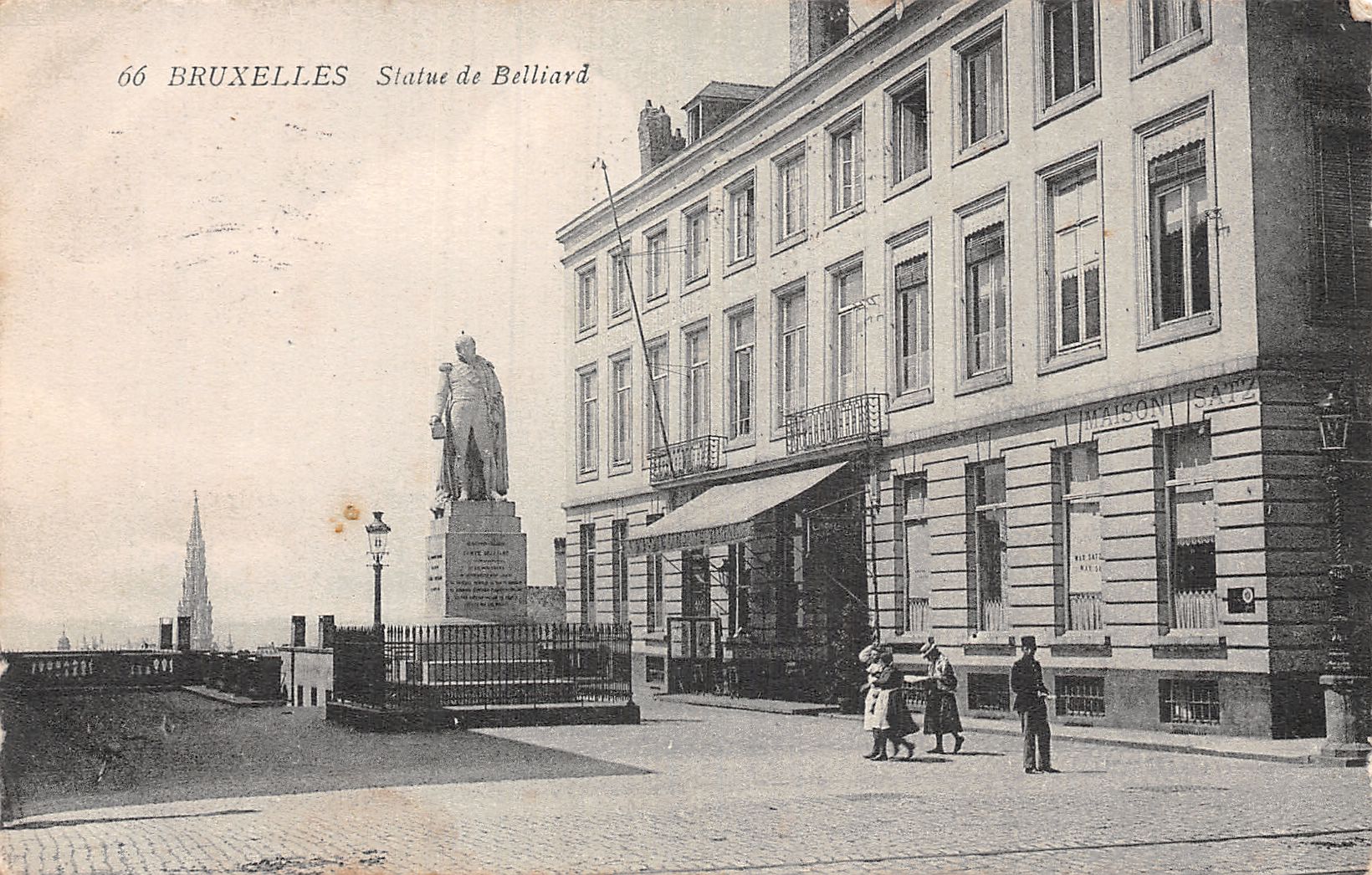 Belgium BRUSSELS STATUE OF BELLIARD | eBay