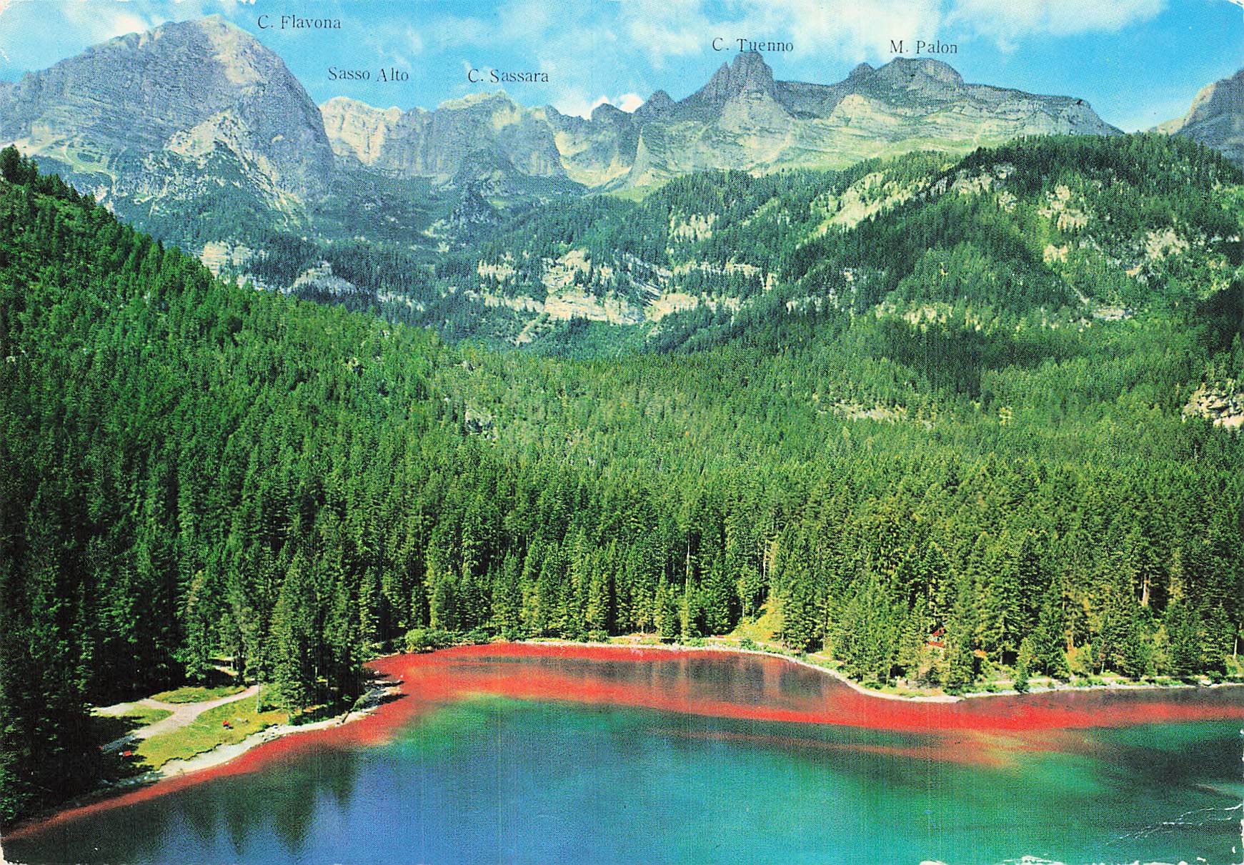 ITALIE DOLOMITI DI Brenta Lago Rosso Di Tovel EUR 3,25 - PicClick FR