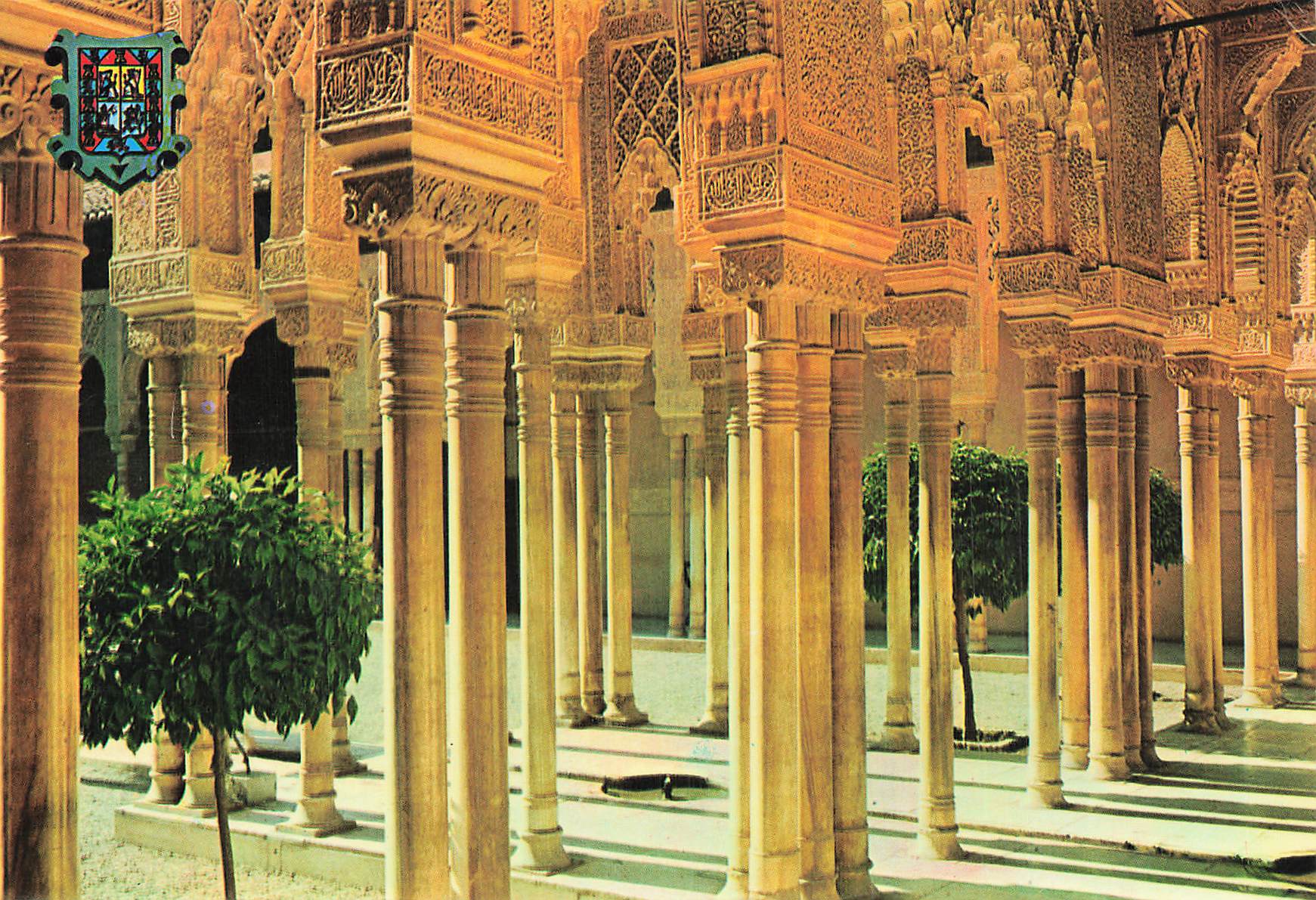 SPAIN GRENADE ALHAMBRA PATIO DE LOS LEONES | eBay