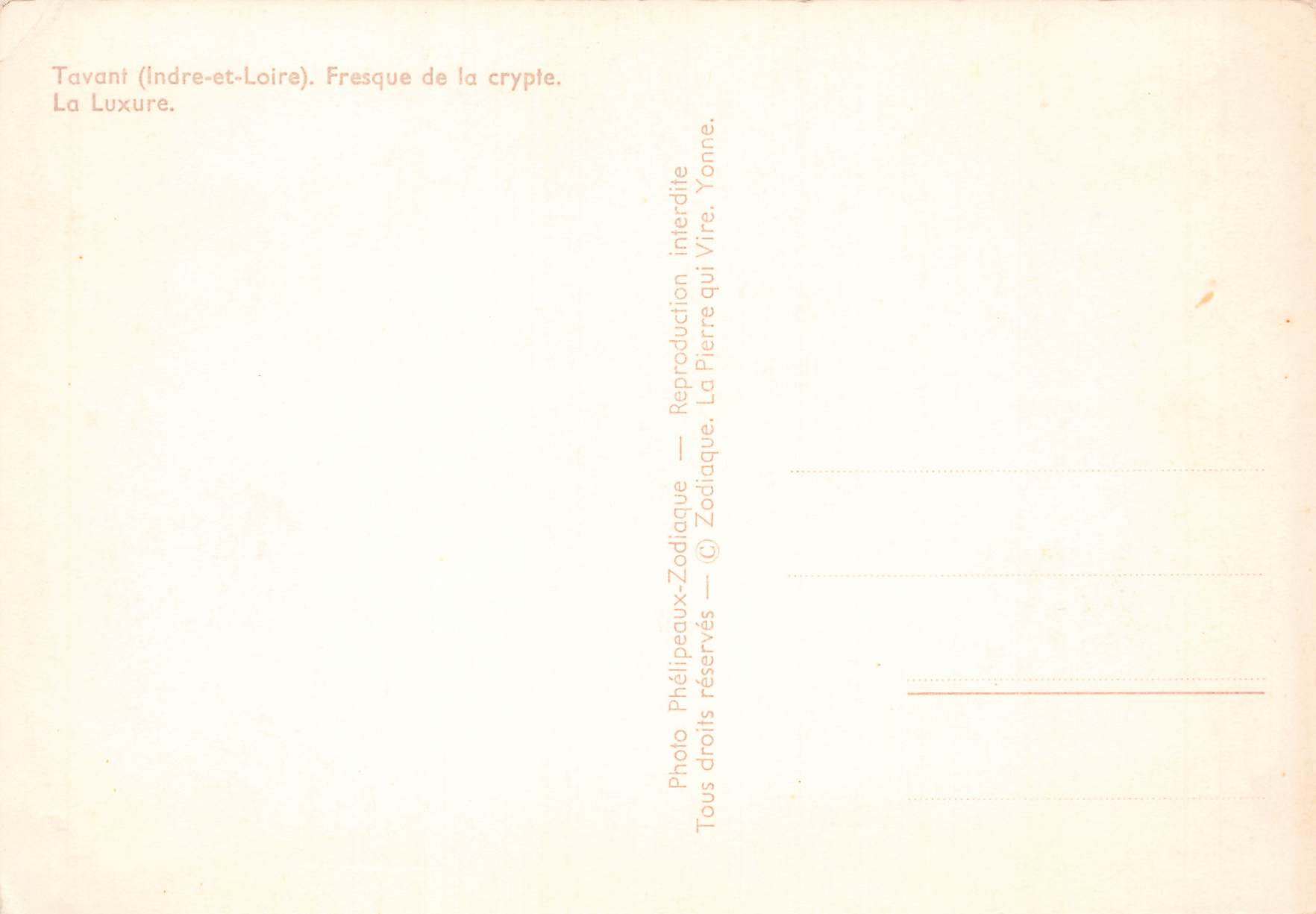 37 TAVANT FRESQUE De La Crypte EUR 5,00 - PicClick FR