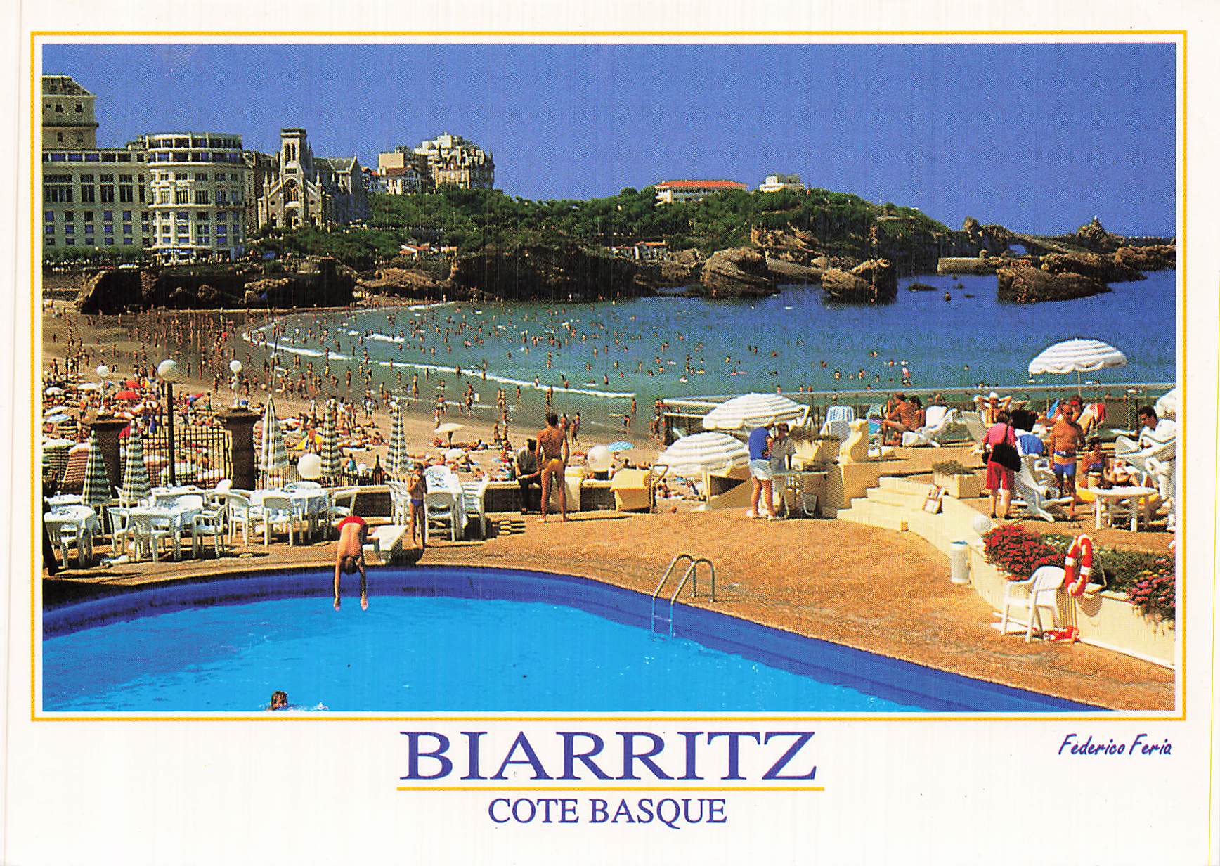 64 BIARRITZ LA Grande Plage Et La Piscine De L Hotel Du Pala EUR 5,00 ...